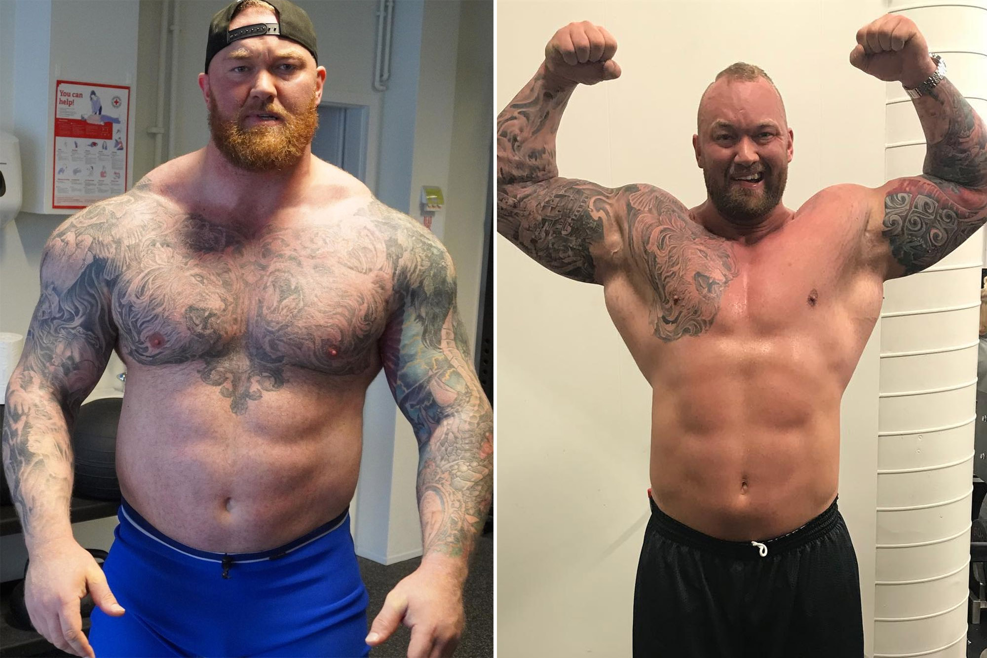 Dieet Haftor Bjornsson; the Mountain bereidt zich voor op de wedstrijd!